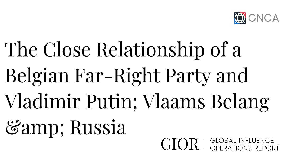 The Close Relationship of a Belgian Far-Right Party and Vladimir Putin ...