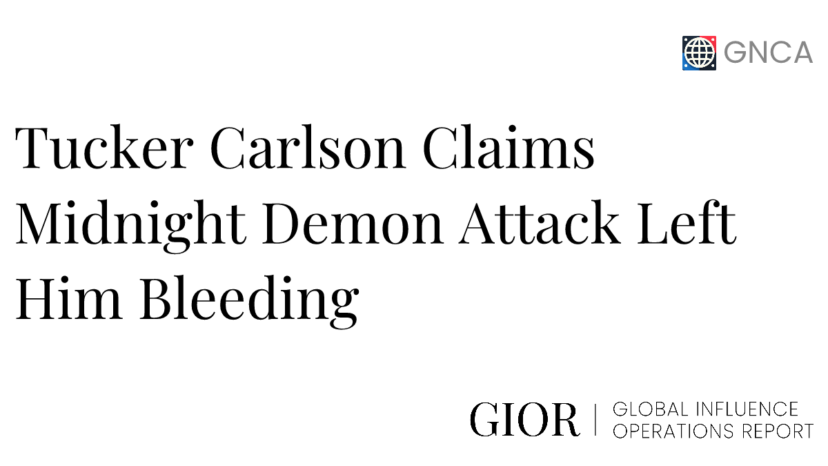 Tucker Carlson Claims Midnight Demon Attack Left Him Bleeding - Global ...