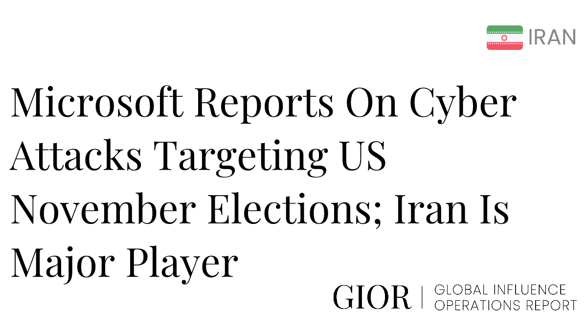 Microsoft Reports On Cyber Attacks Targeting US November Elections ...