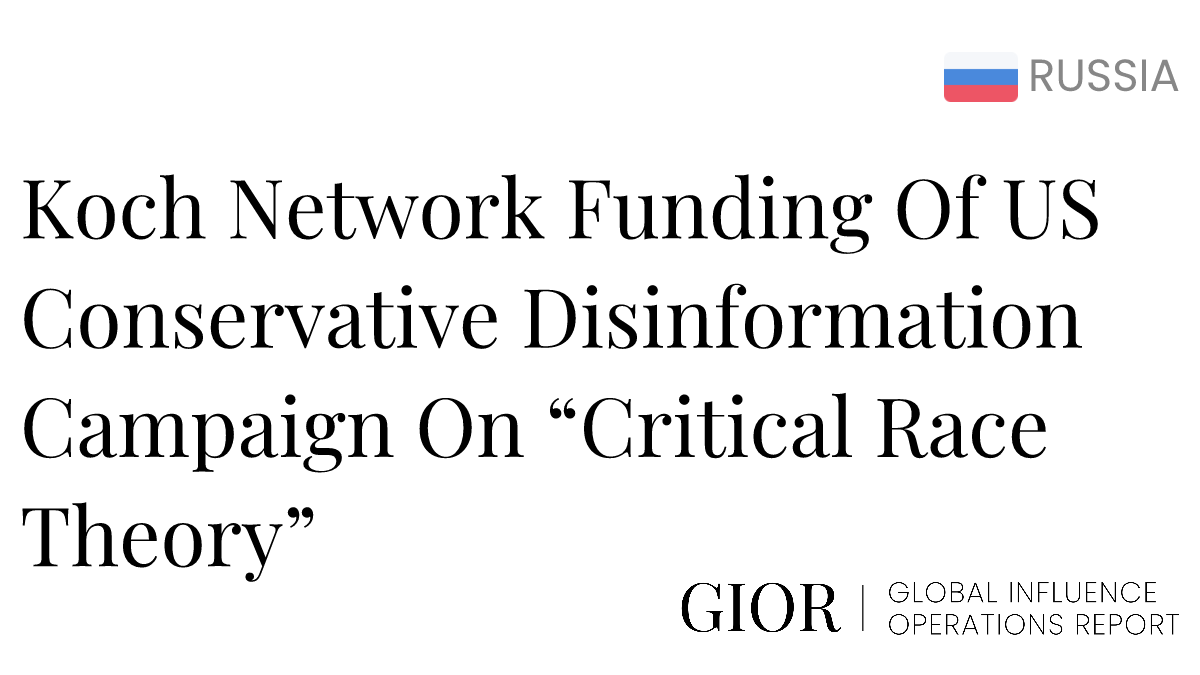 Koch Network Funding Of US Conservative Disinformation Campaign On ...