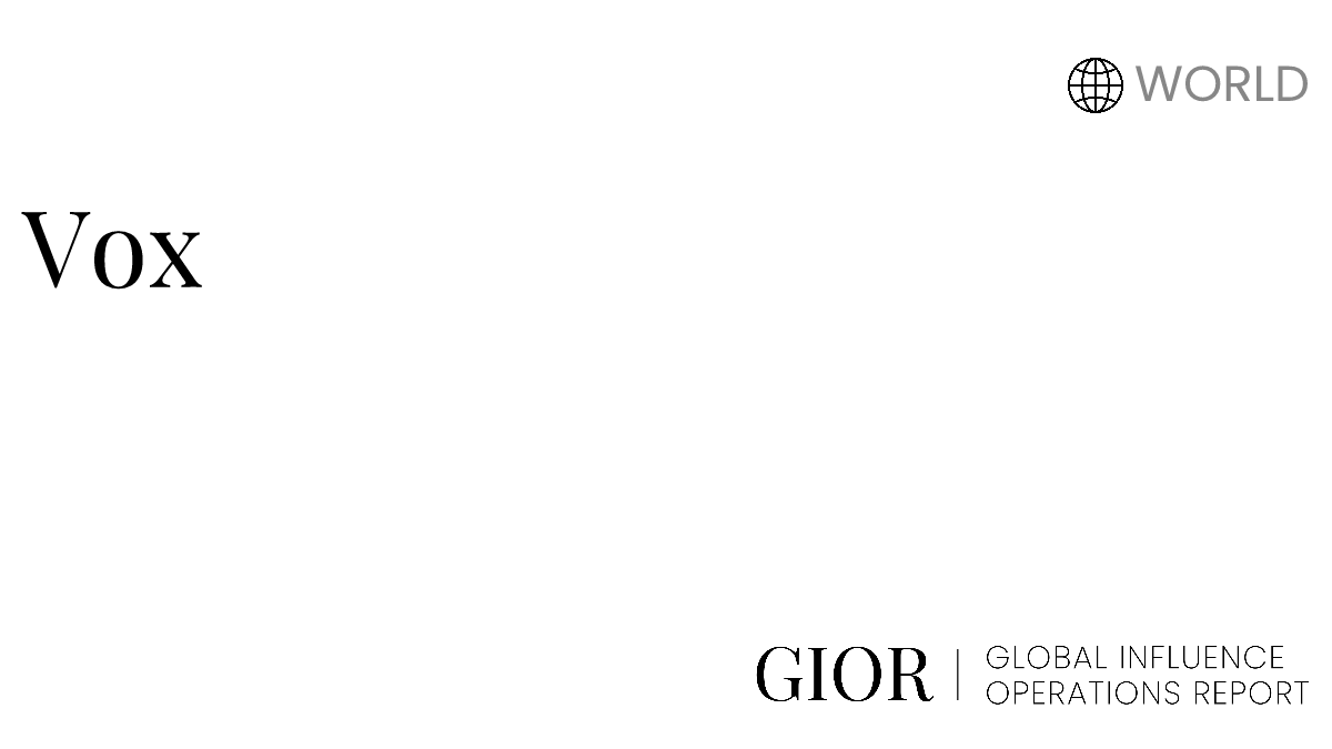 Vox - Global Influence Operations Report : Global Influence Operations ...